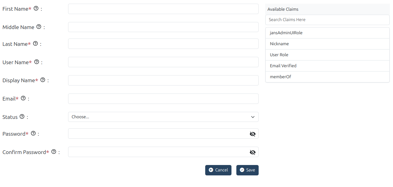 Users - Gluu Flex Documentation